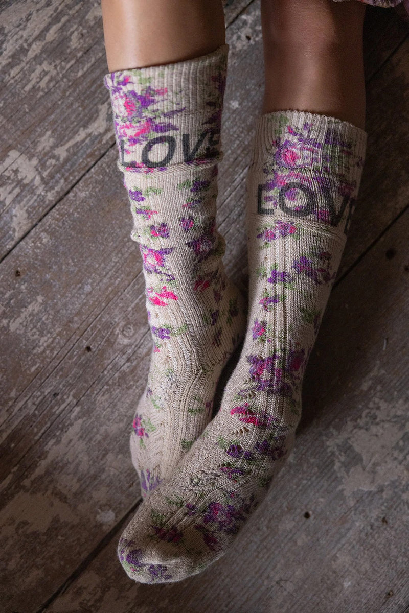 Magnolia Pearl Floral Love Big Dipper Socks – ValleVerde